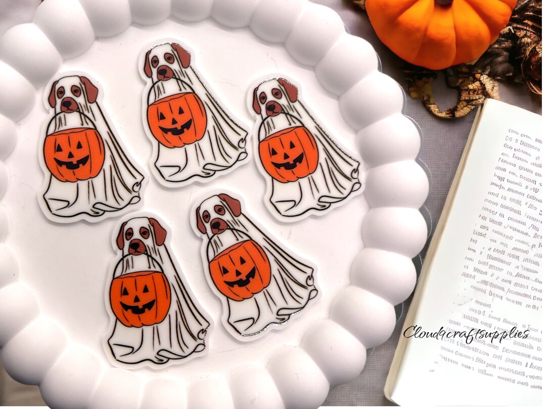 Flatback Planar Resin, Halloween Planar, Horror Sunnies Charms, Dog ...