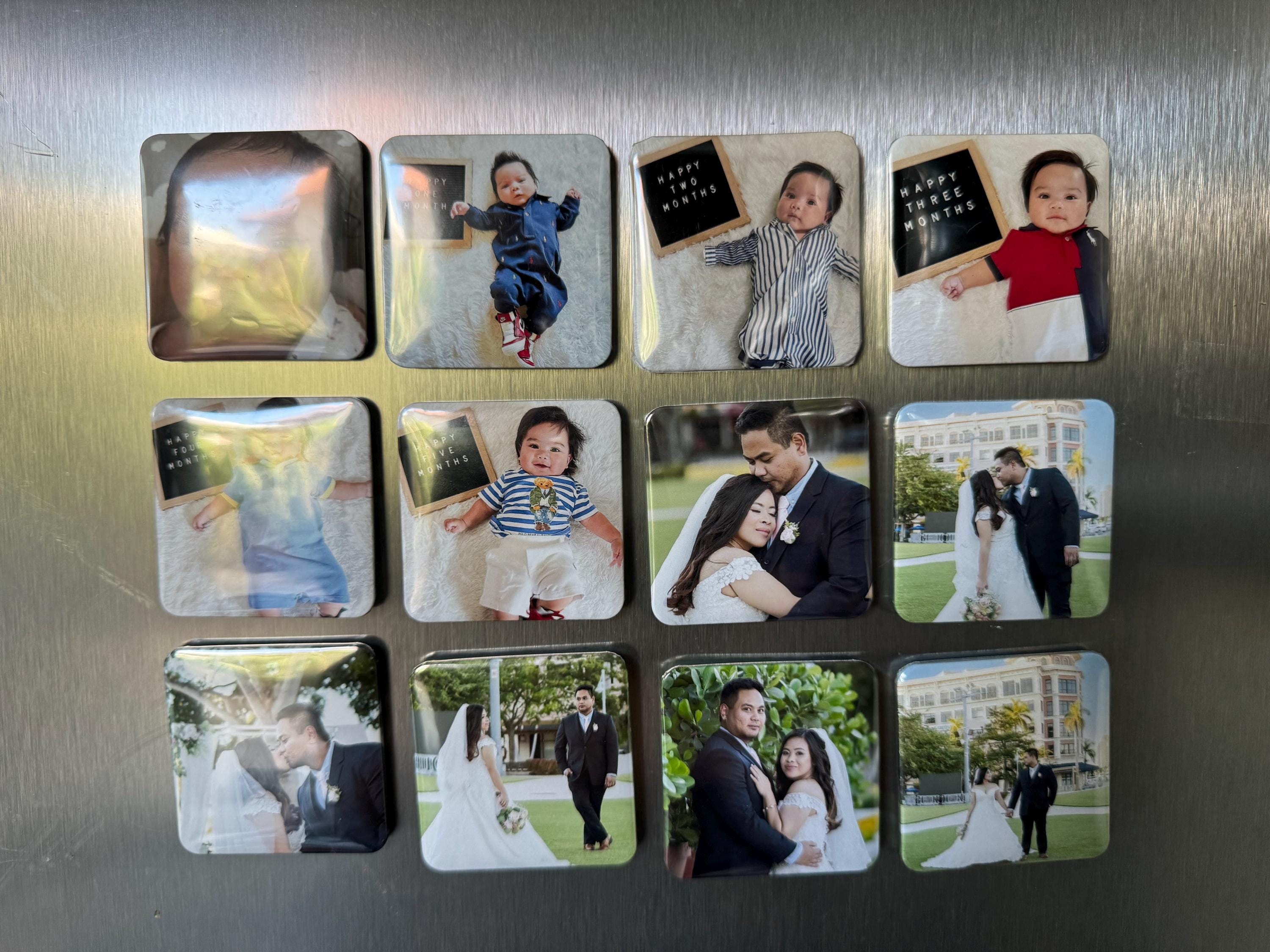 PERSONALIZED PHOTO MAGNETS 2X2 - Etsy