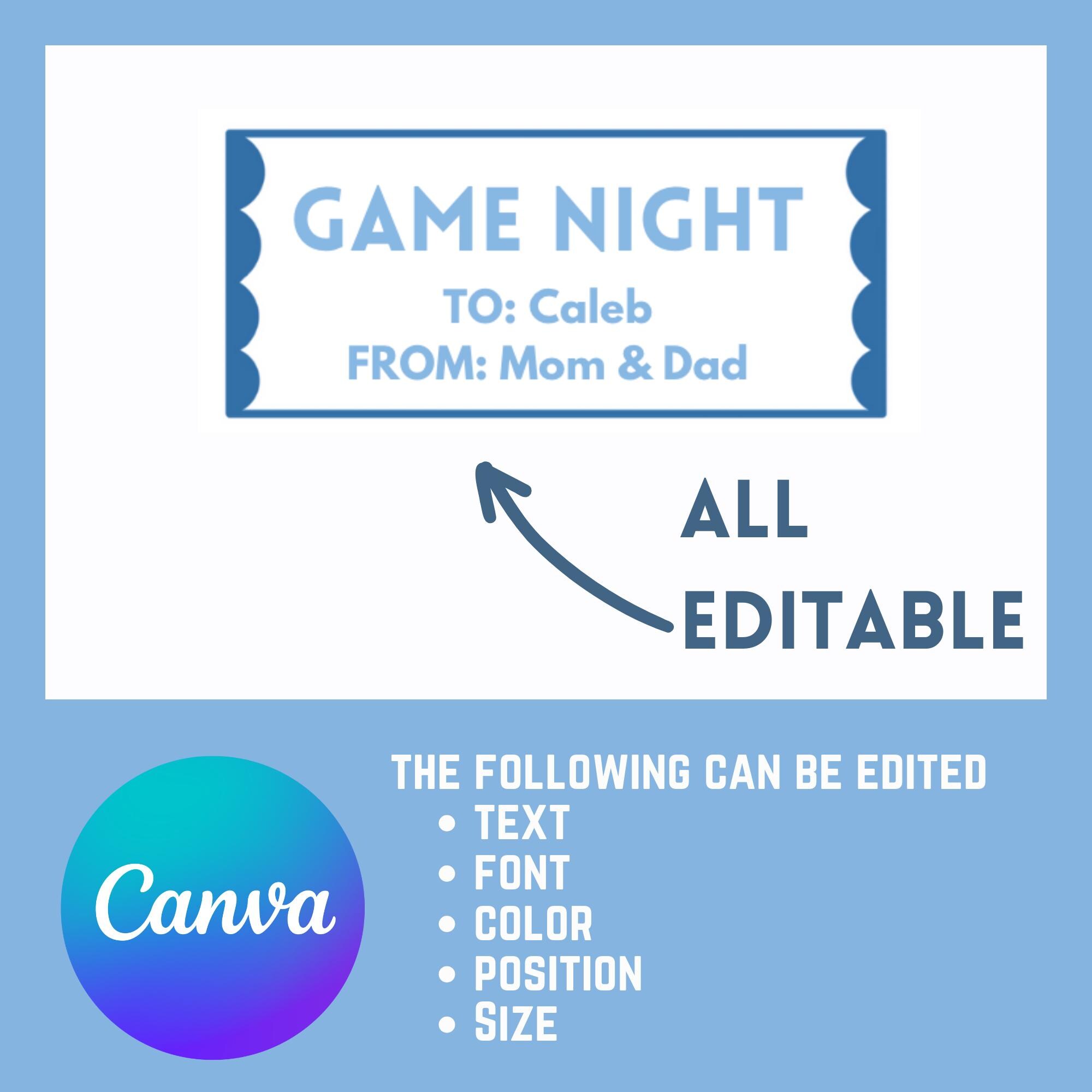 Editable Kids Reward Coupon Book, Printable Canva Template (PDF) - Etsy
