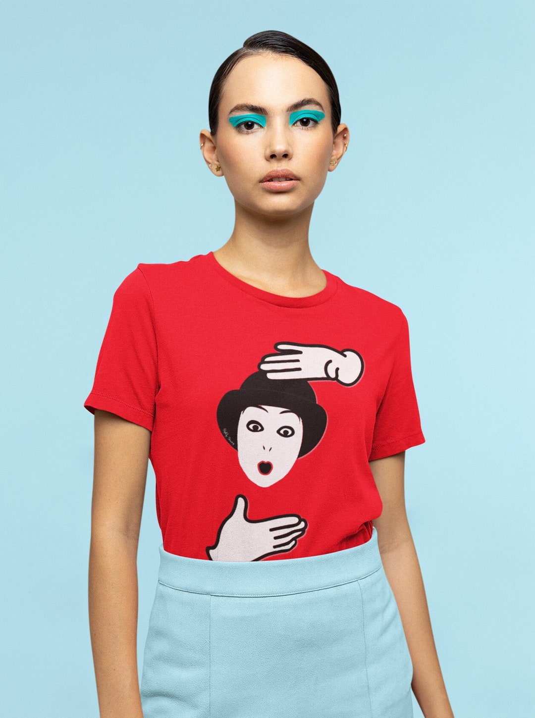 Highly Strung Brand Quality Unisex 100% Ultra Cotton Tee Mime Lover's ...