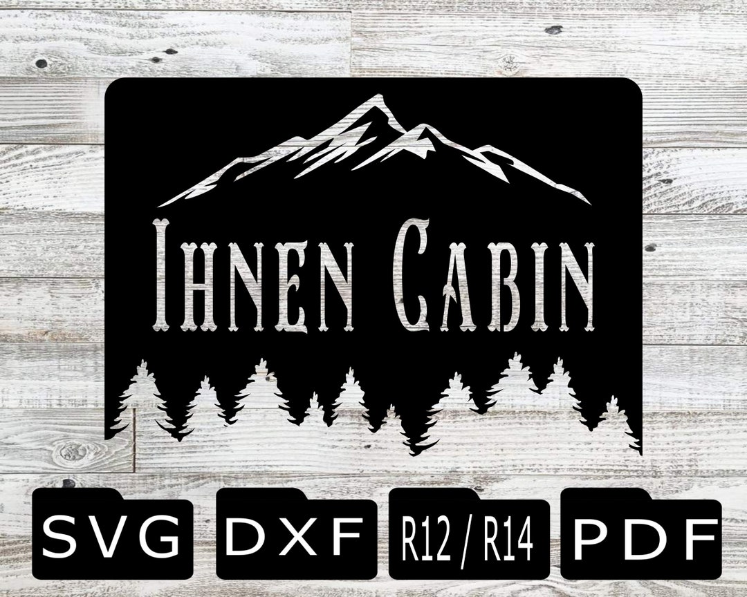 Cabin Address Svg, Address Svg, Cabin Address Dxf, House Address Svg ...