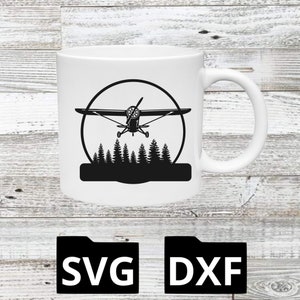 Airplane Monogram DXF SVG Cut File File CNC Plasma Laser Wilderness Air ...