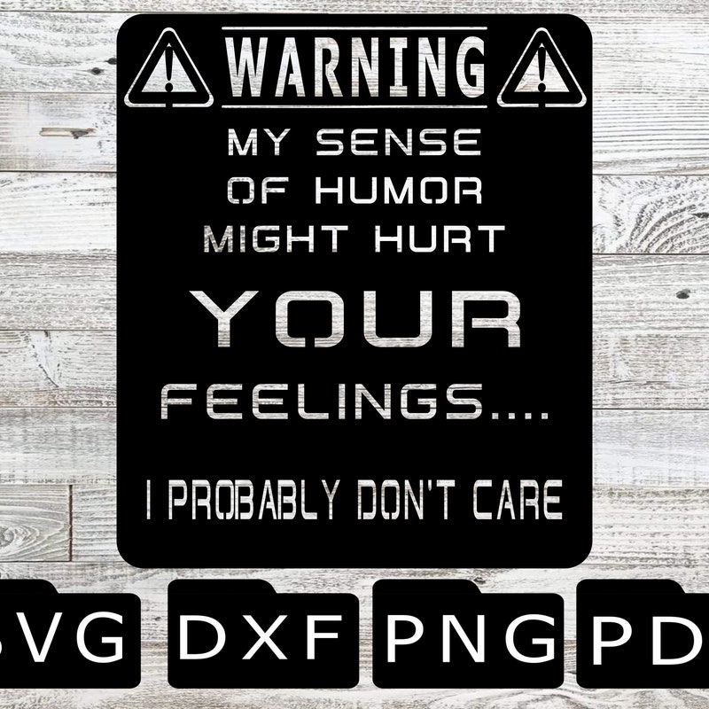 Funny Garage Sign Dxf - Etsy