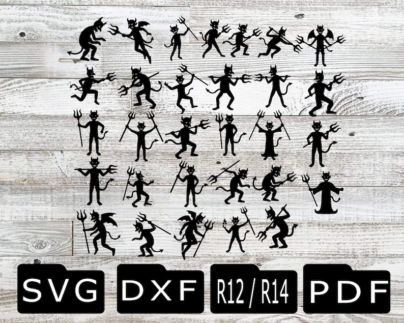 Devil Svg, Demon Svg, Devil Plasma Svg, Demon Plasma Svg, Devil Dxf ...