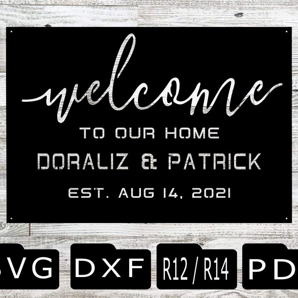 Address Sign Dxf - Etsy