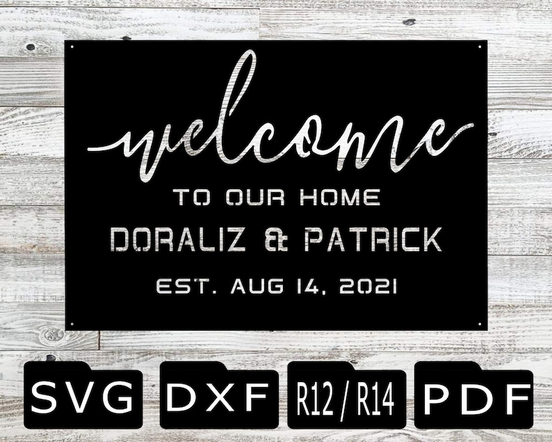 Welcome Svg, Wedding SVG, Address Sign Svg, Adress Sign Dxf, Wedding ...