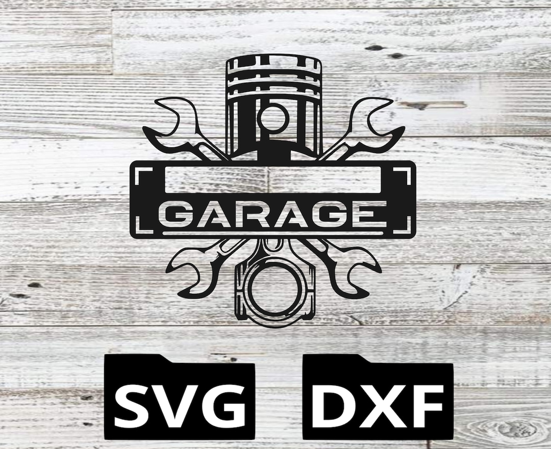 Garage DXF File SVG File Cut File Cnc File Plasma Laser Garage SVG ...