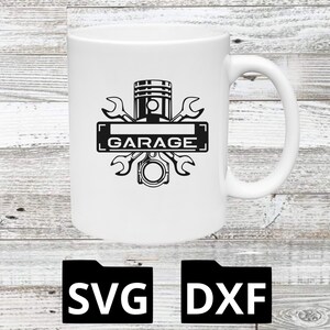 Garage Sign SVG, Piston Mechanic Monogram (digital Download) - Etsy