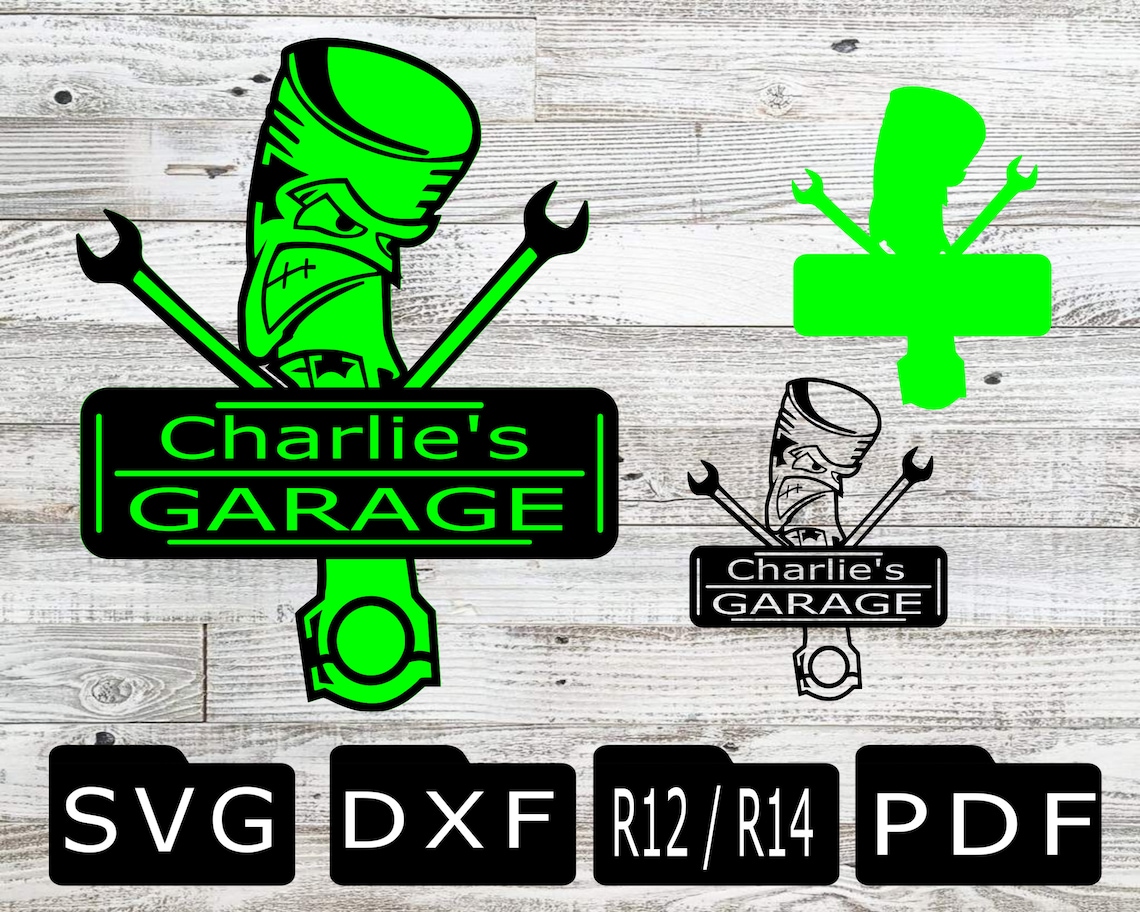 Garage Svg, Garage Dxf, Garage Sign Svg, Garage Sign Dxf, Plasma, Laser ...