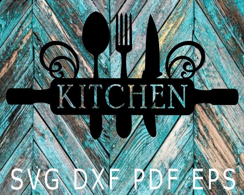 Kitchen DXF SVG Cut File File CNC Plasma Laser Spoon - Etsy