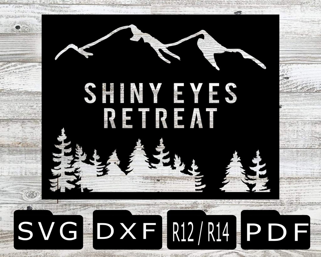 Address Sign SVG, Address Sign Dxf, Mountain Address Sign Svg, Plasma ...