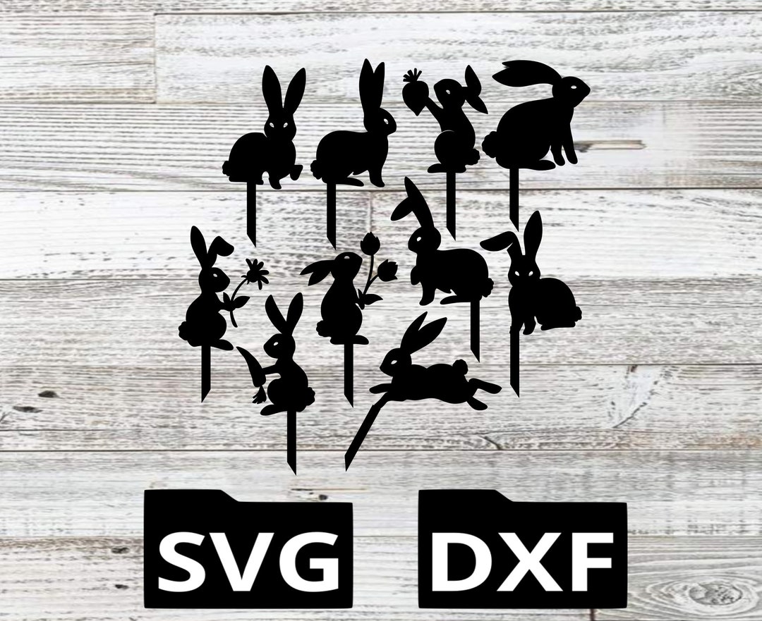 Easter Bunny Svg, Easter Bunny Dxf, Easter, Svg, Dxf, Easter Svg ...