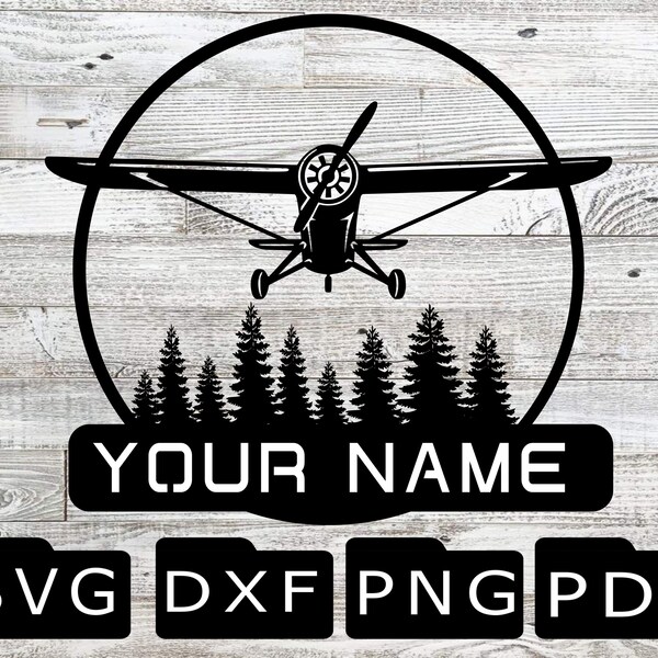 Airplane Monogram - Etsy