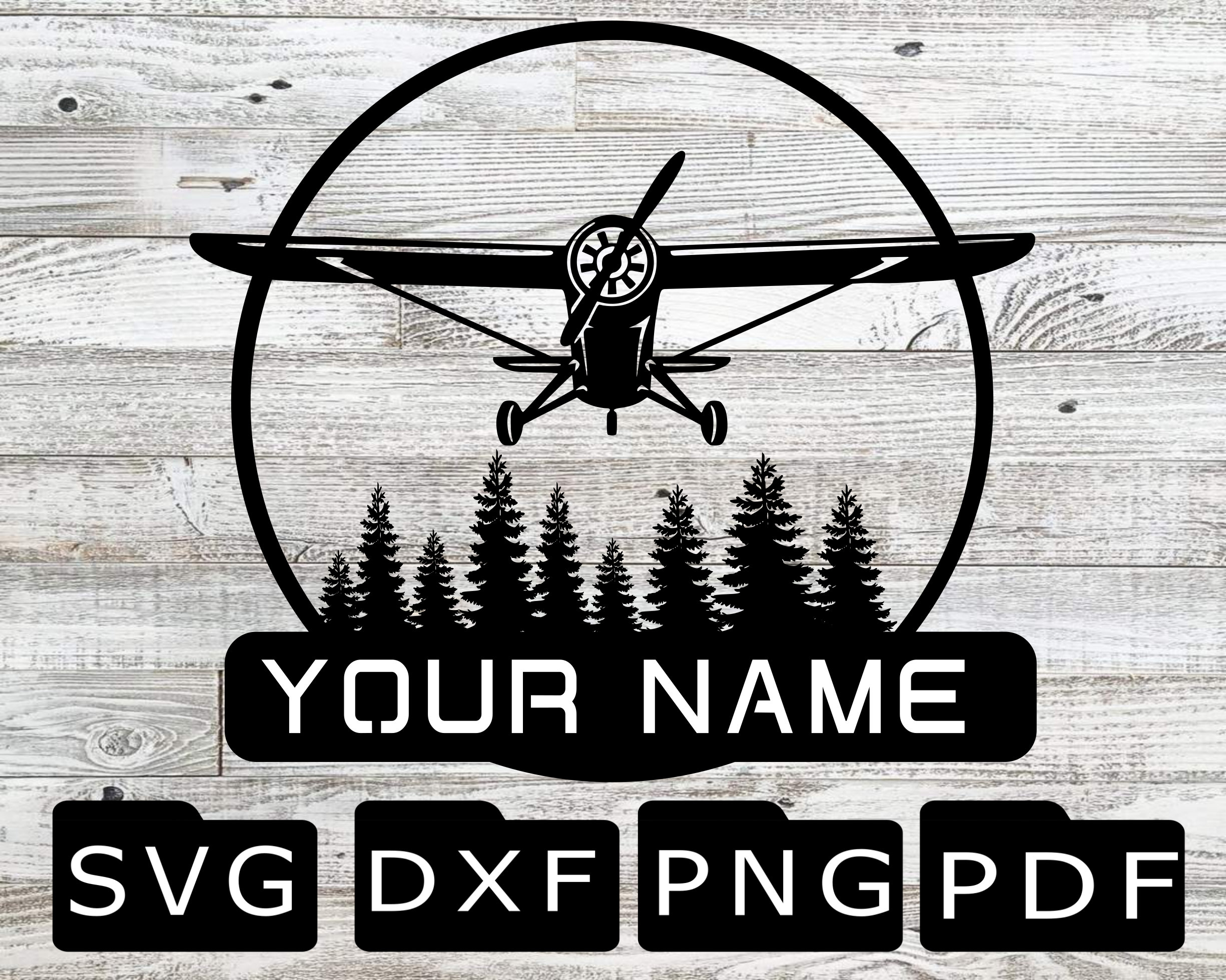 Airplane Monogram DXF SVG Cut File File CNC Plasma - Etsy Canada