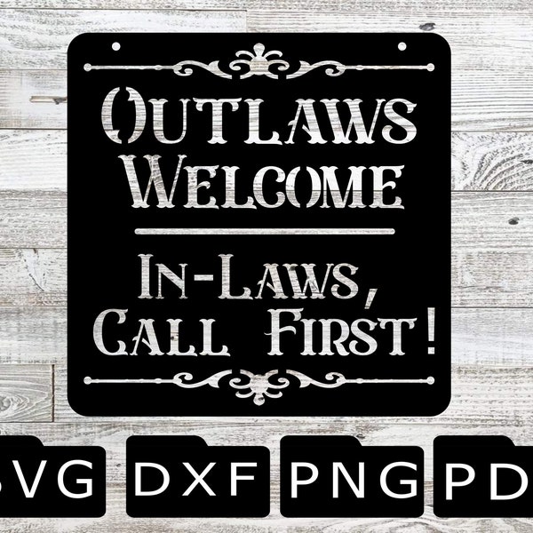 Outlaw Sign - Etsy