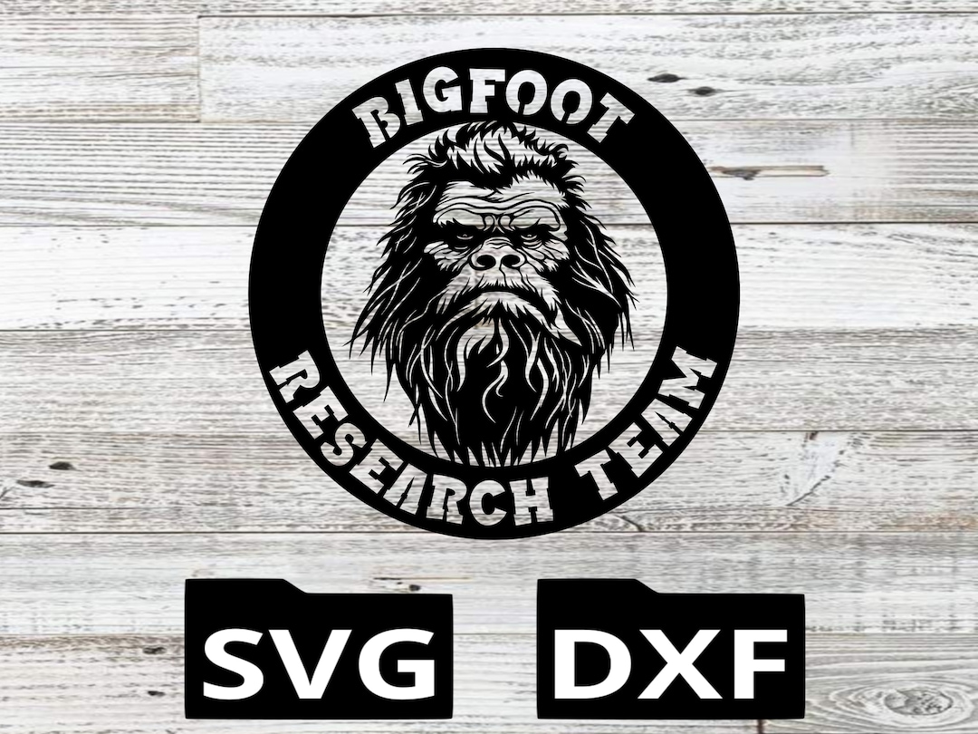 Bigfoot Research Team Svg Bigfoot Svg Bigfoot Plasma Svg Bigfoot Cnc ...
