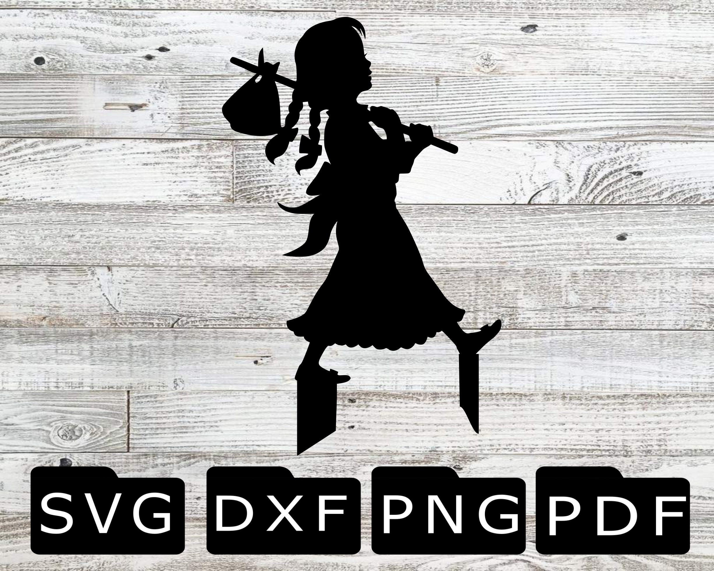 Garden Gnome Hobo Tramp Runaway DXF SVG Cut File File - Etsy
