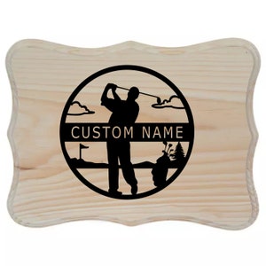 DXF File, SVG File, Cut File, Cnc File, Plasma, Laser, Golf Monogram ...