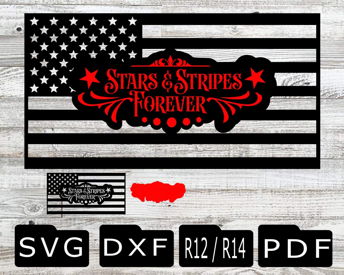 Stars and Stripes Svg, American Flag Svg, Stars and Stripes Dxf ...