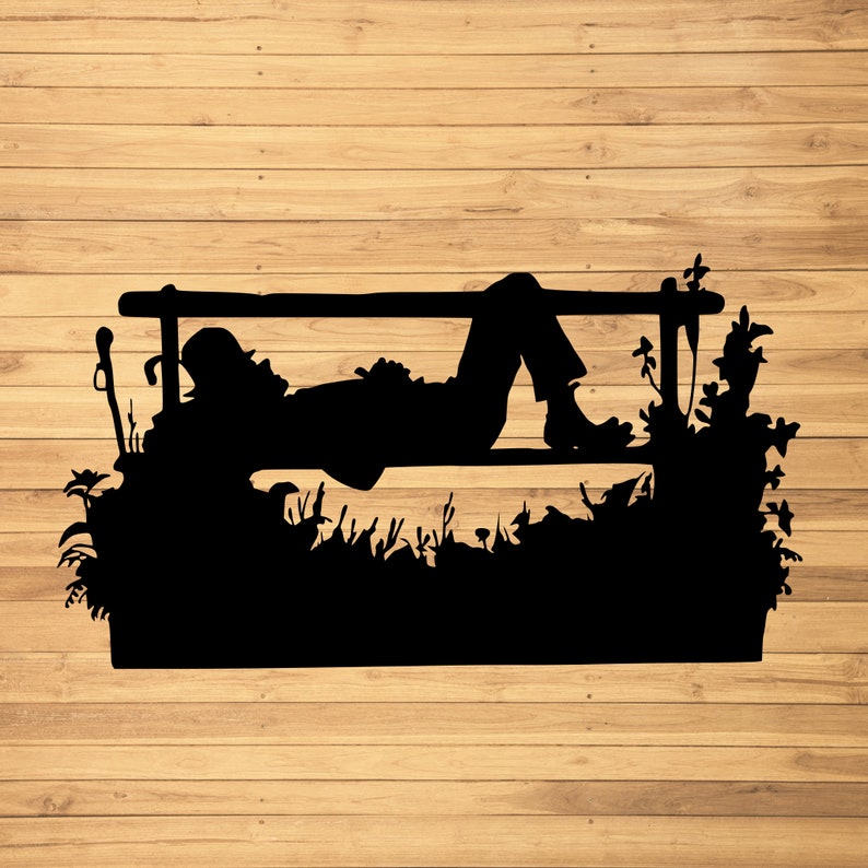 Hobo Svg Hobo Dxf Garden Gnome Svg. Garden Gnome Dxf Lawn - Etsy