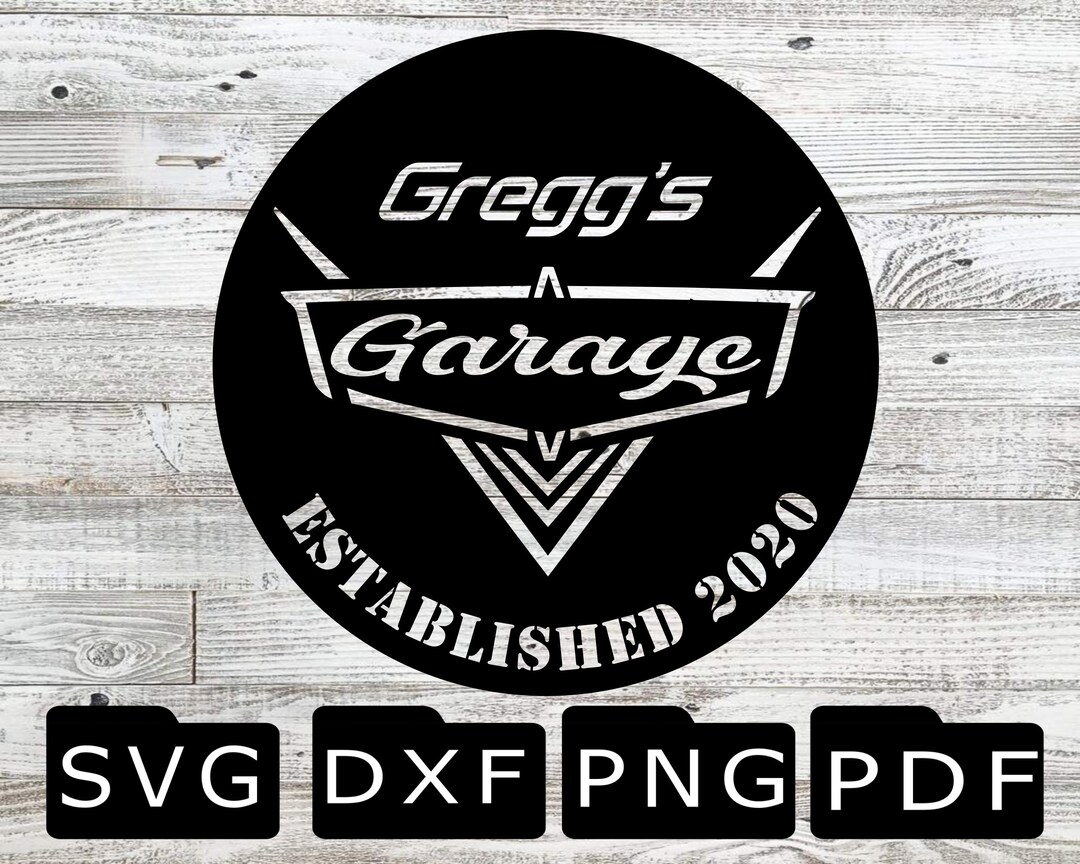 Garage SVG, Garage Sign SVG, Garage DXF, Garage Sign Dxf, Garage Cut ...