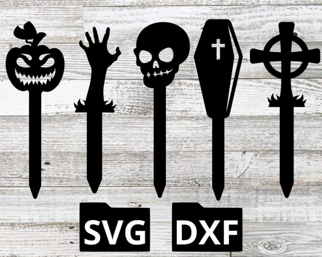 Halloween Yard Stakes Svg, Halloween Yard Stakes Dxf, Halloween Svg ...