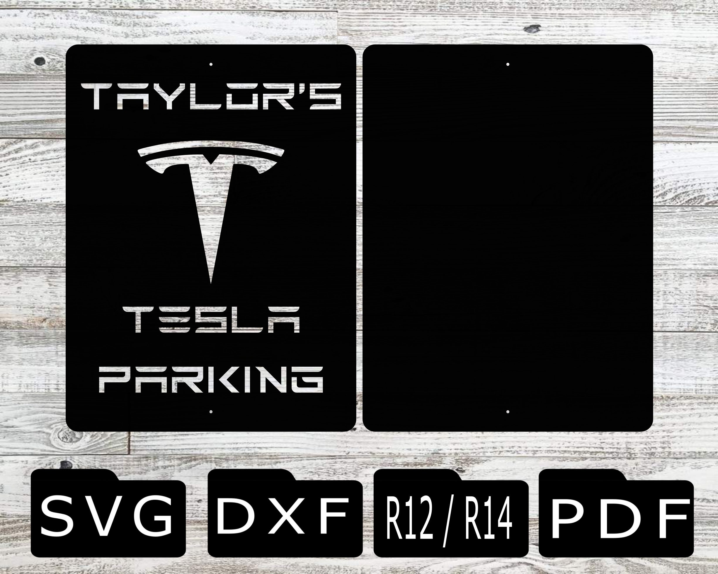 Tesla Parking Svg, Tesla Parking Dxf, Tesla Svg, Tesla Dxf, Parking Svg ...