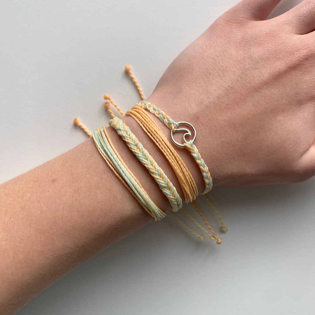 Sunrise Waves Bracelet Set | Trendy Jewelry | Adjustable, Waterproof ...