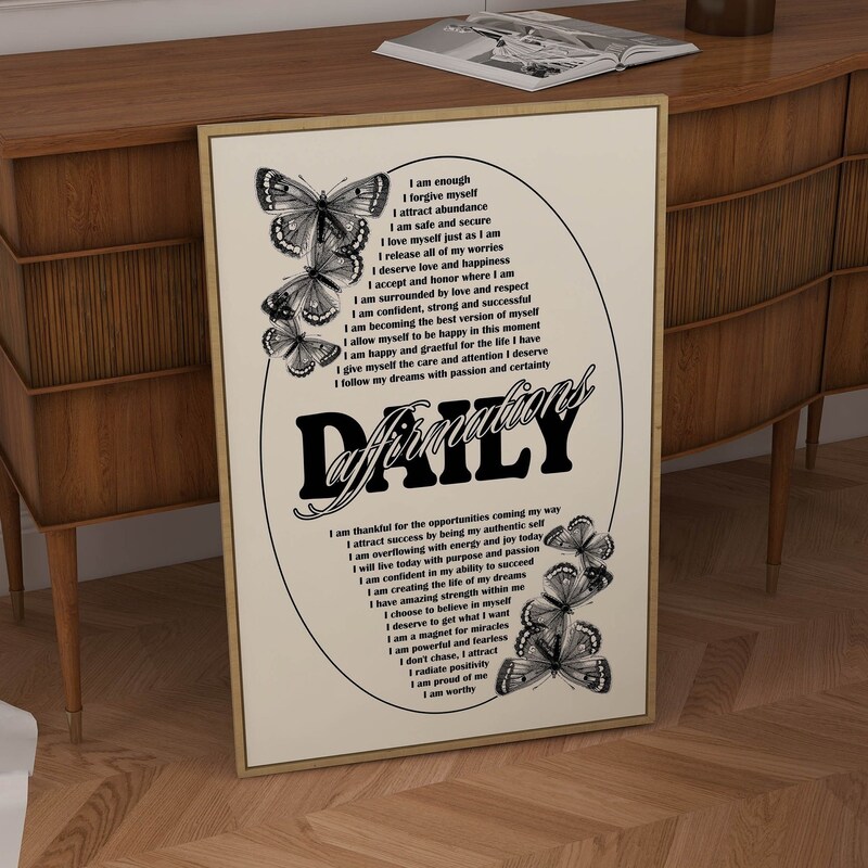 Affirmation Wall Art - Etsy