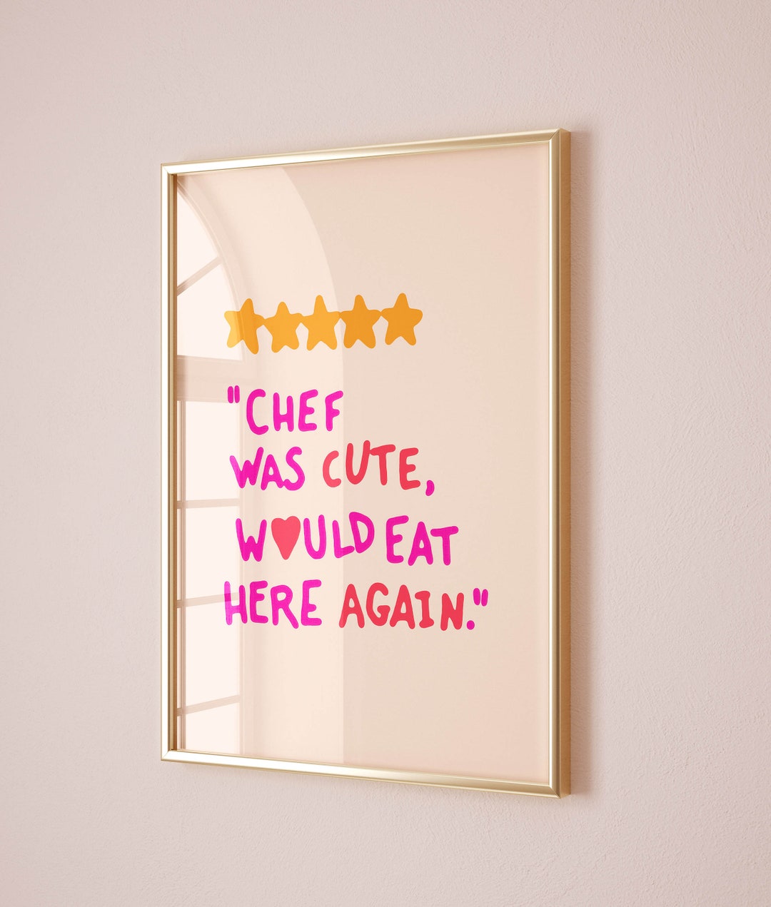 Funny Kitchen Poster Maximalist Wall Decor, Funny Wall Art Retro ...