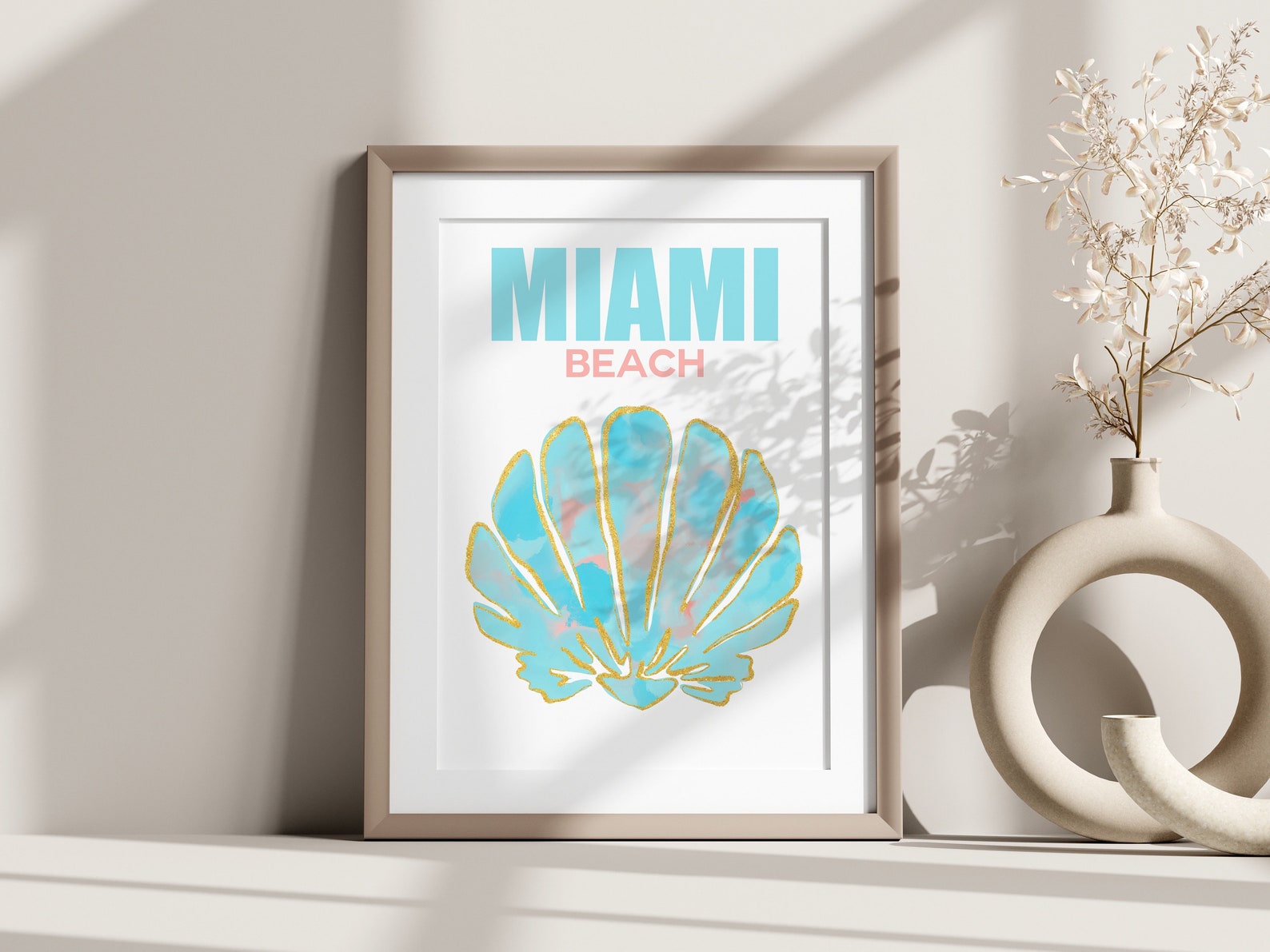 Preppy Travel Poster Gallery Wall Art Set of 6 Danish Pastel - Etsy