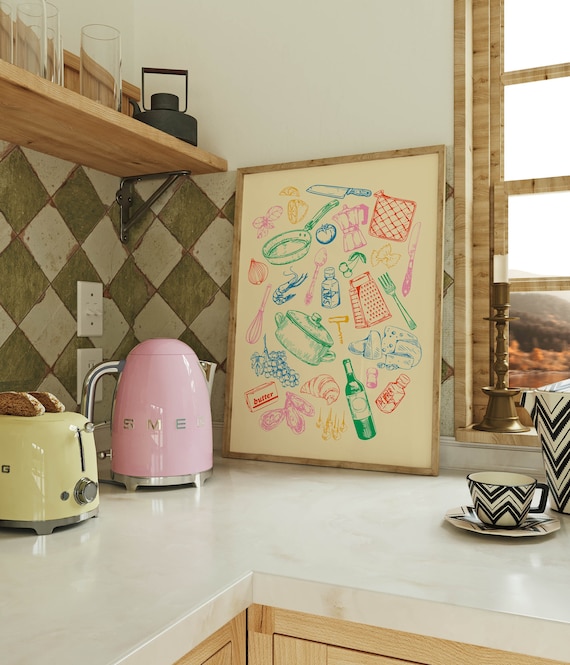 Retro Kitchen Art