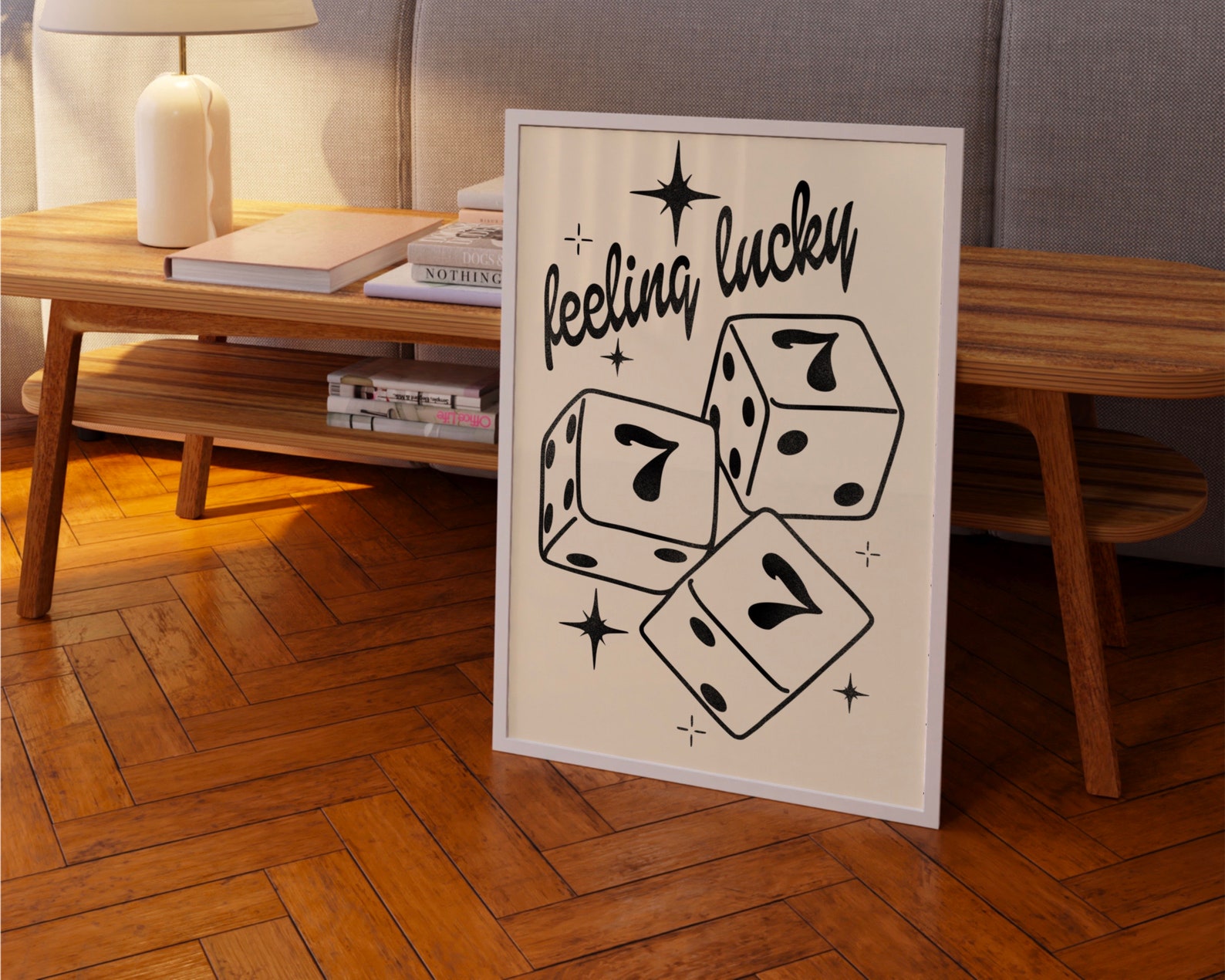 Casino Gallery Wall Set of 3 Piece Wall Art Lucky You Queen - Etsy