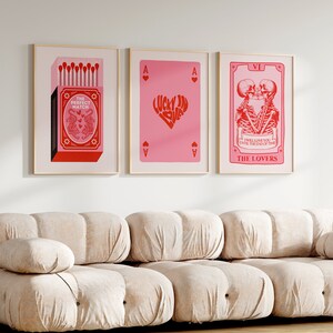 Set of 16 Printable Valentines Day Decor, Digital Valentines Party ...