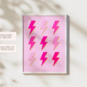 Preppy Room Decor Thunder Preppy Wall Art Printable Preppy - Etsy