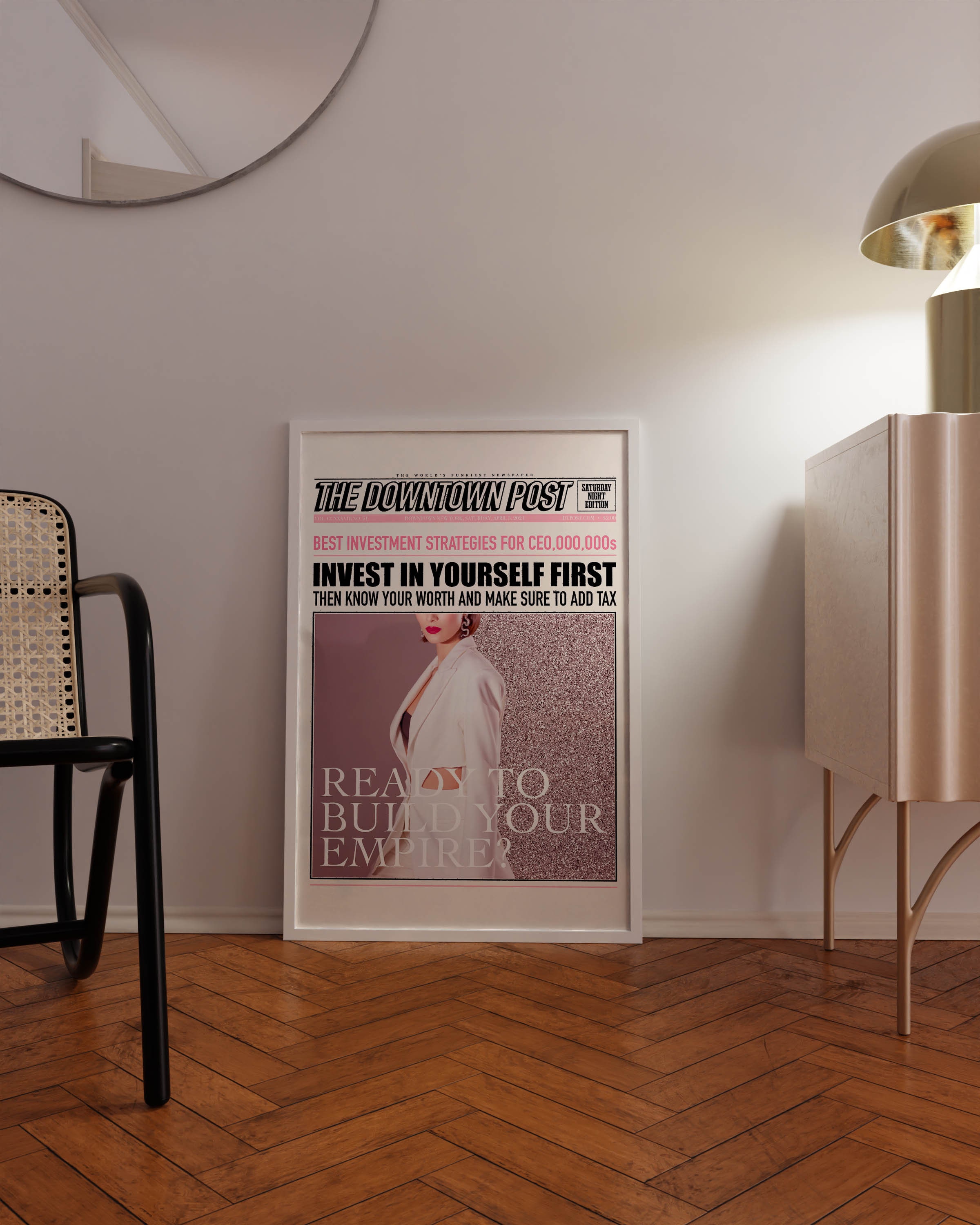 Newspaper Poster Retro Wall Art Aesthetic Poster - Etsy