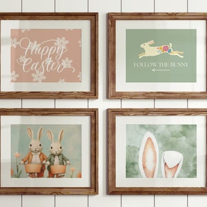 28 Easter Printables Mega Bundle Wall Art, Farmhouse Easter Decorations ...