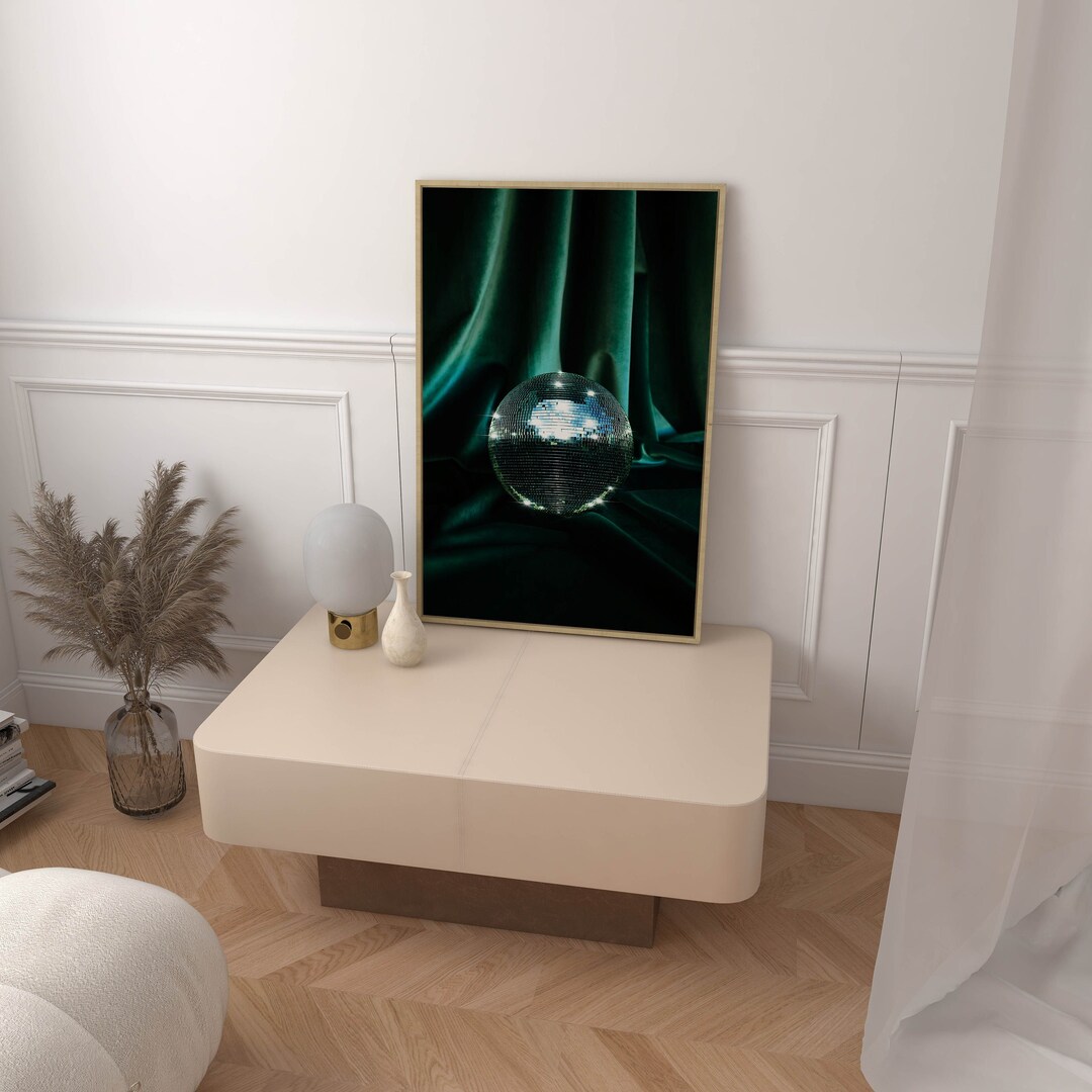 Disco Ball Decor Groovy Poster Retro Wall Art, Preppy Wall Art Dorm ...