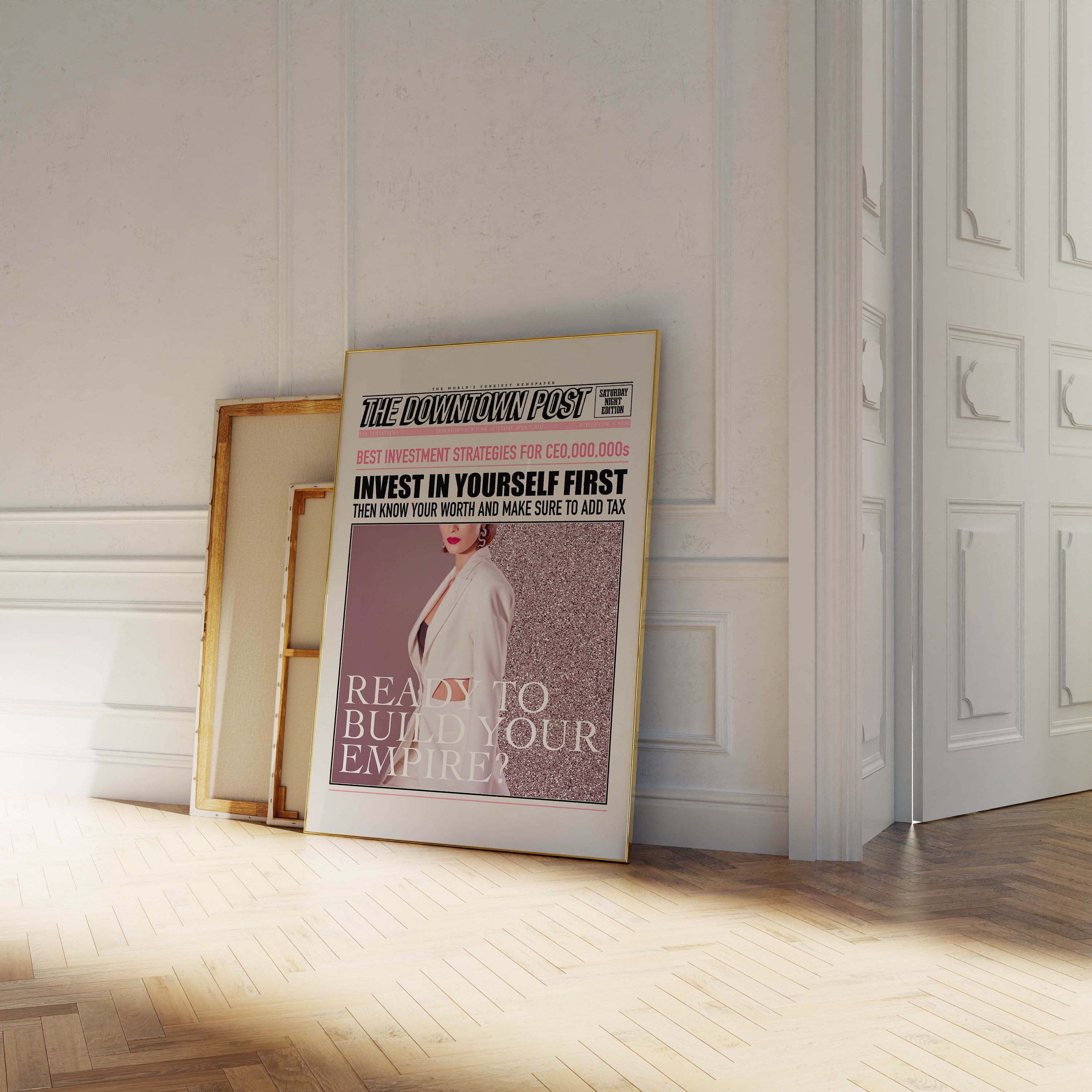 Newspaper Poster Retro Wall Art Aesthetic Poster - Etsy