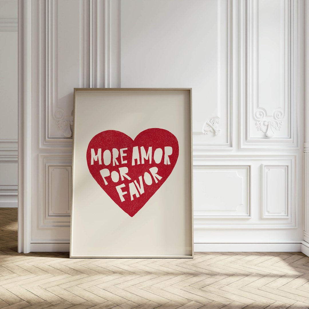 More Amor Por Favor Inspirational Art Trendy Wall Art Living Room ...