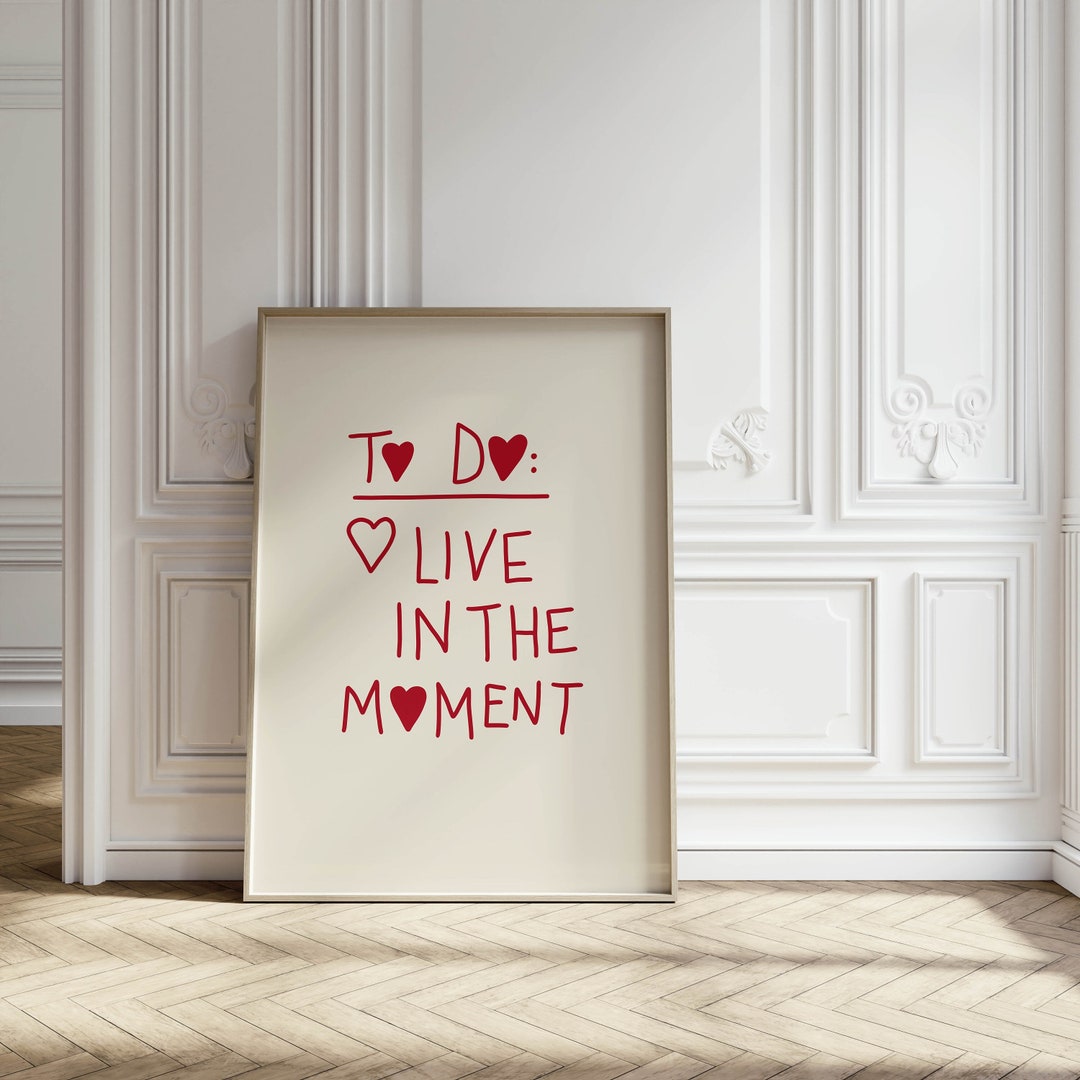 Positive Affirmation Art Trendy Bedroom Decor, Trendy Art Print ...