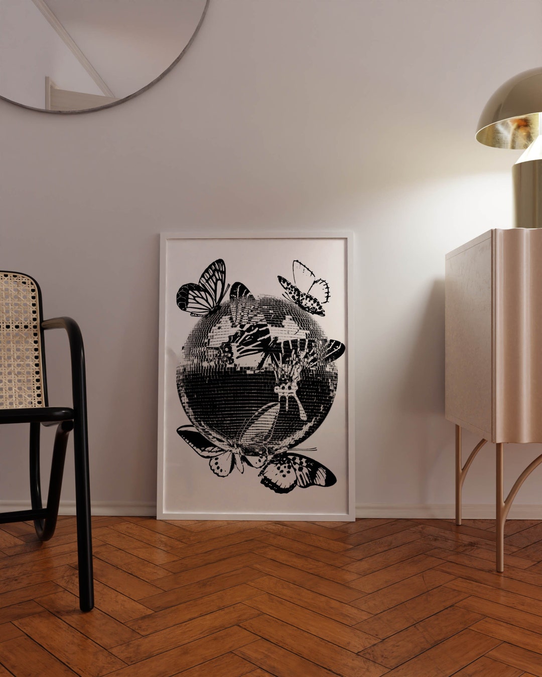 Retro Disco Art Print Out Poster Funky Decor, Y2k Poster Aesthetic Cute ...