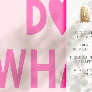 Girly Wall Art Motivational Poster Preppy Room Decor, Trendy Wall Art ...