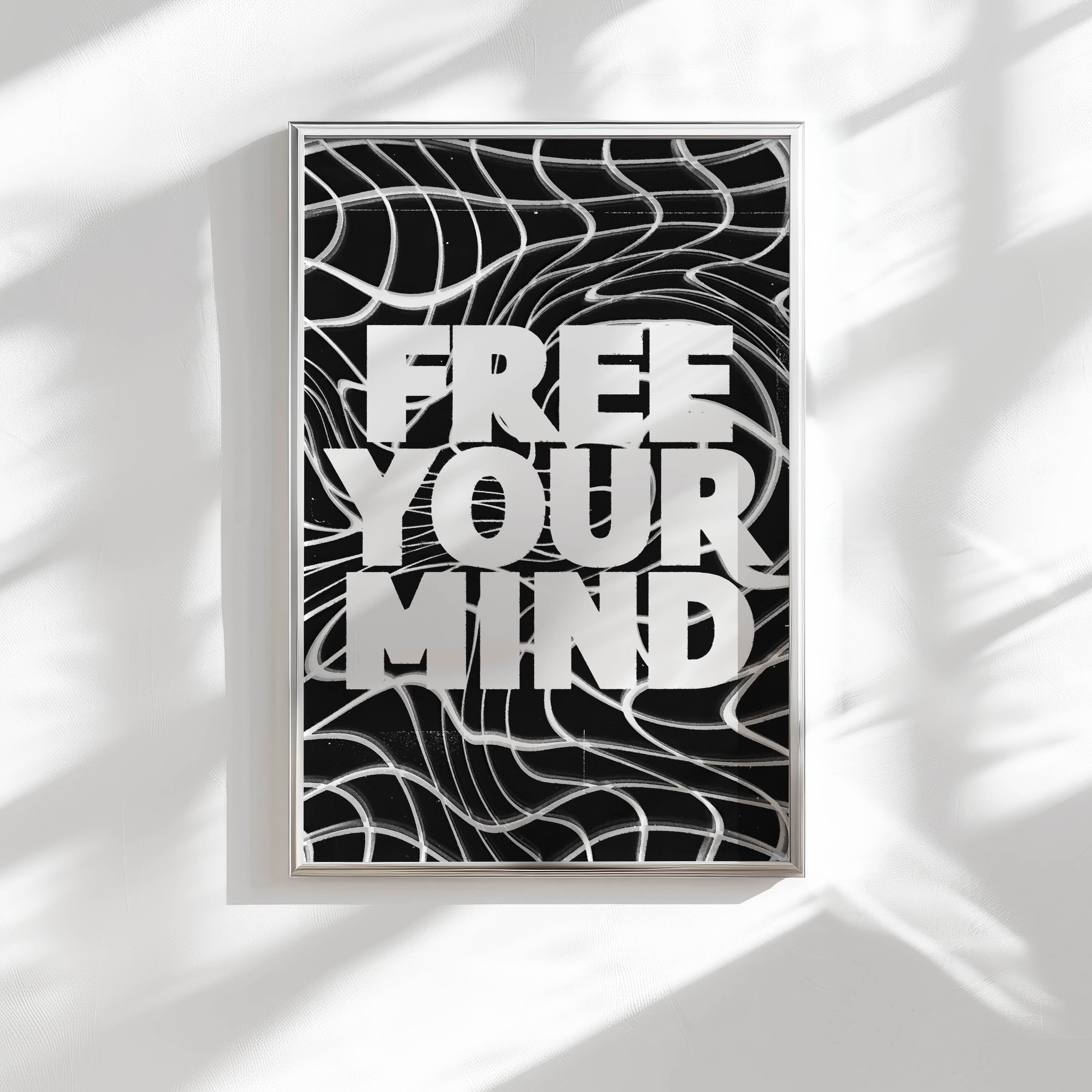 Black And White Poster Print