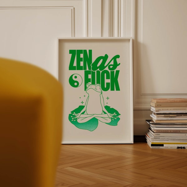 Zen Poster - Etsy