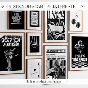 Retro Disco Art Print Out Poster Funky Disco Decor, Cherry Fruit Print ...