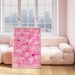 Pink Hearts Preppy Wall Art, Pink Room Decor Aesthetic Dorm Decor, Pink ...