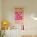You're Like Really Pretty Guest Check Poster Preppy Dorm Decor, Pink ...