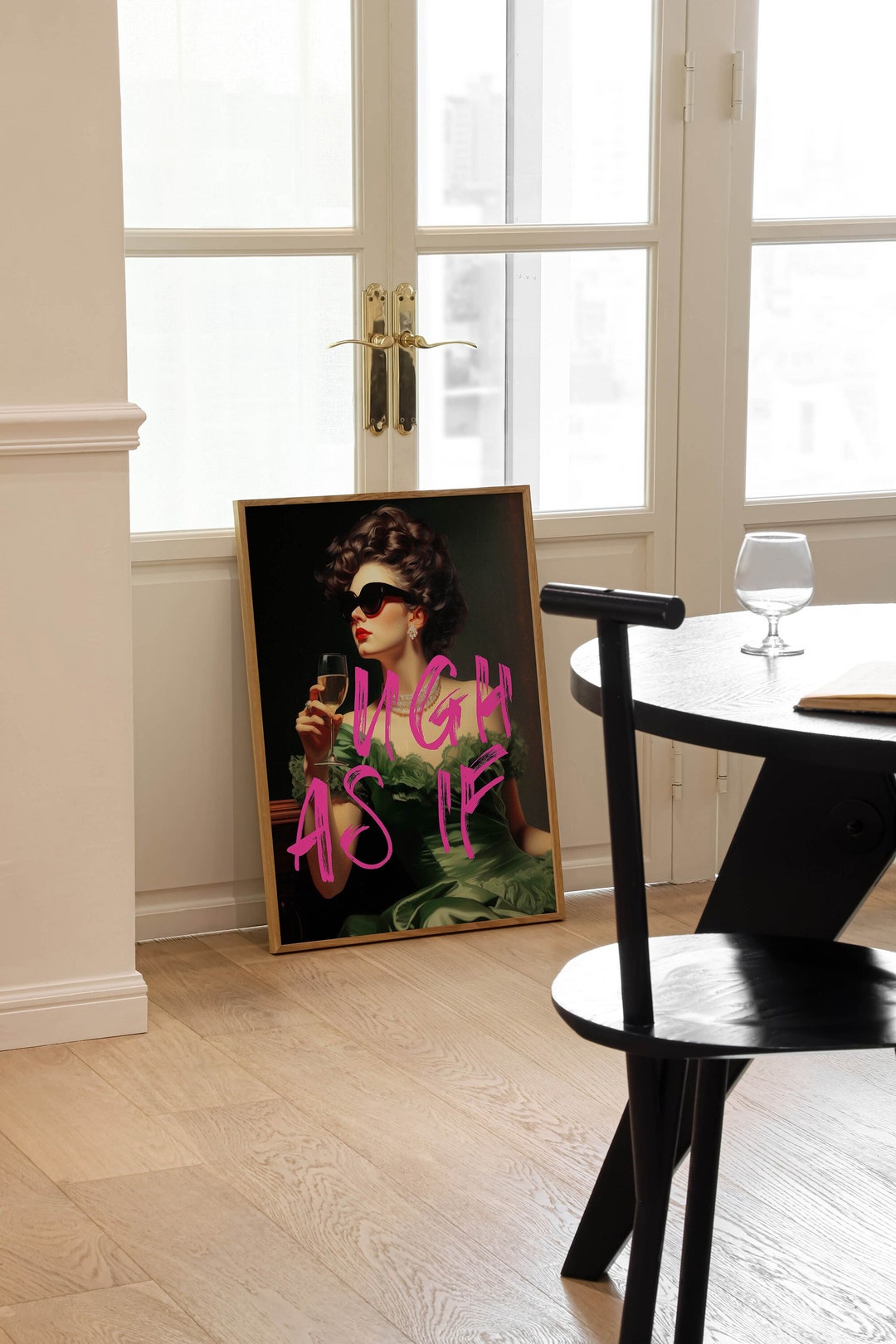Ugh as If Sassy Quote Altered Art Vintage Home Decor Wall Art Trendy ...