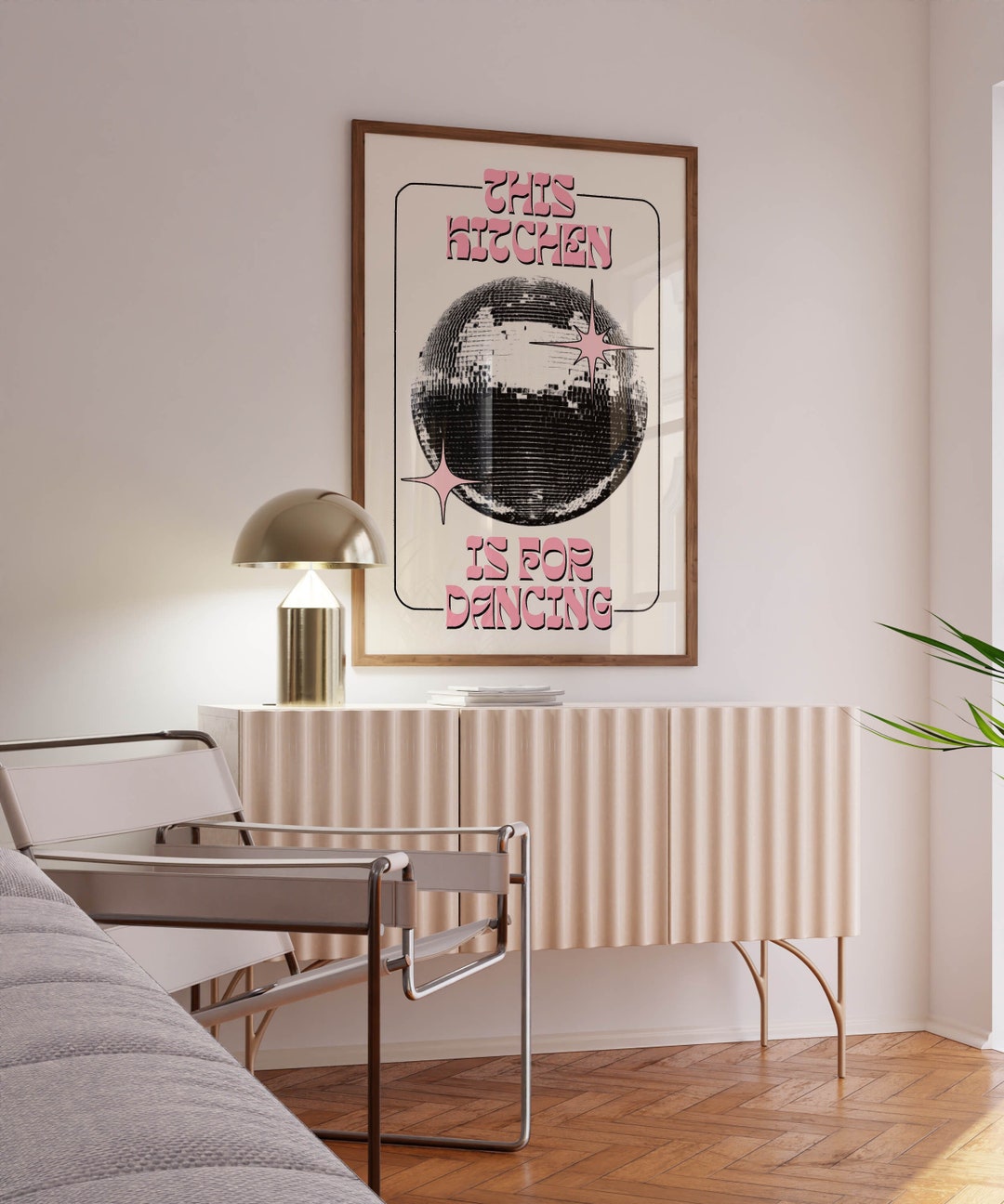 Retro Disco Art Print Groovy Kitchen Decor Retro Kitchen Wall - Etsy